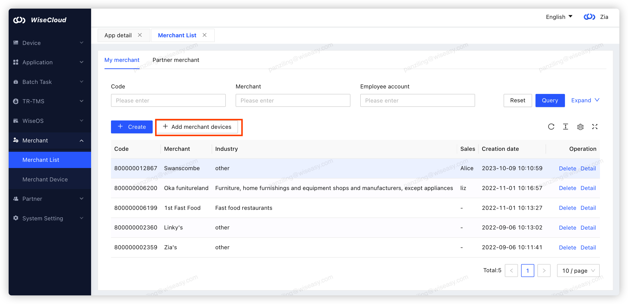 Step 2 - Upload file according to template